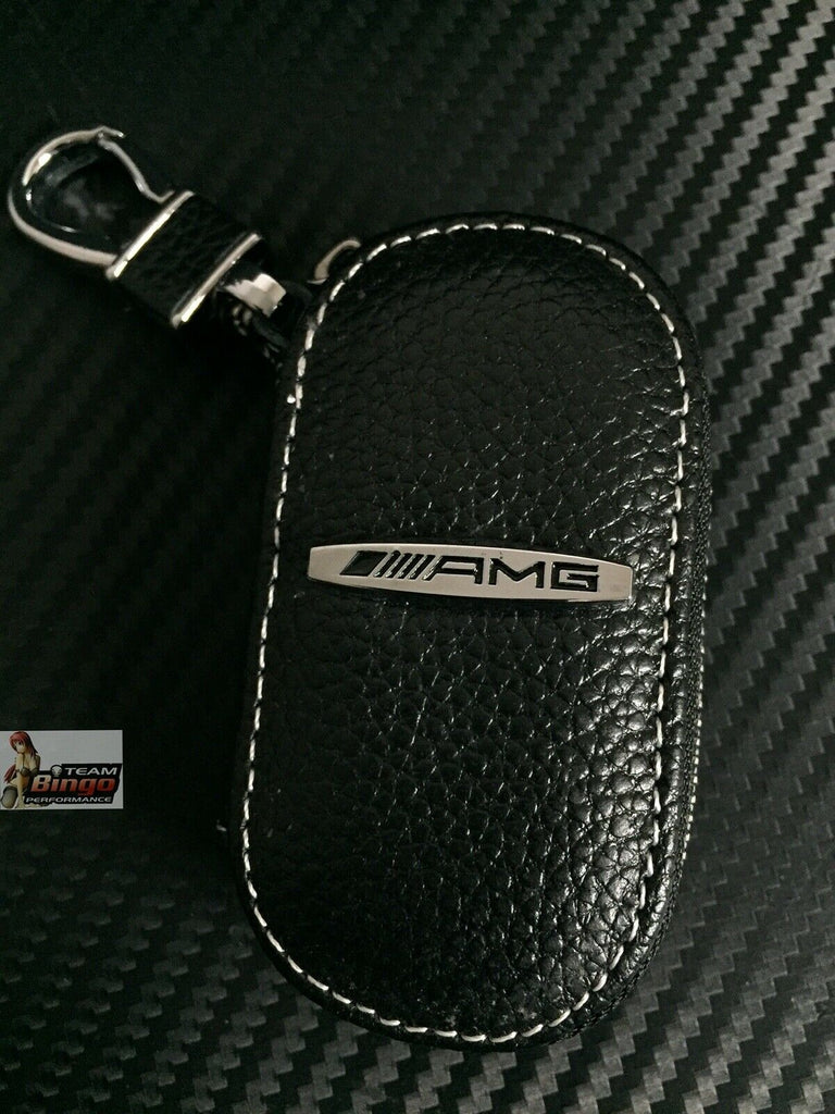 AMG & Mercedes Benz C63 E63 Leather Key Case Key Fob Holder Australia ...